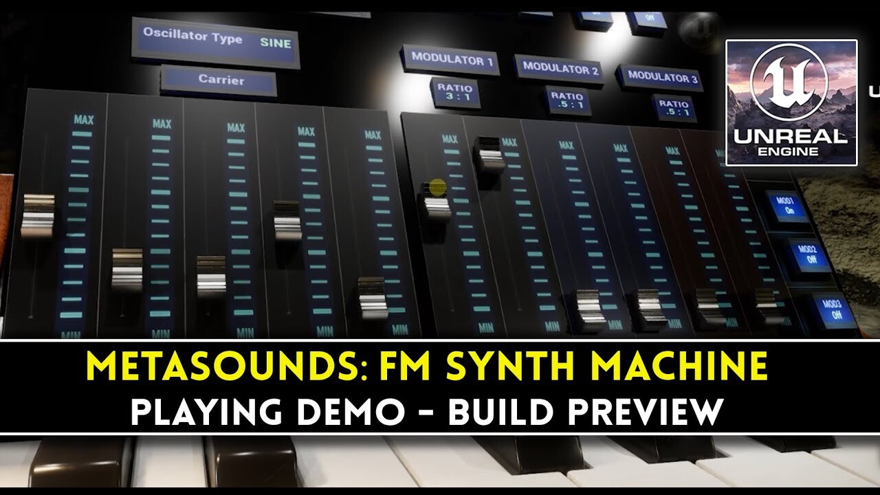 ArtStation - FM Synth Machine - Metasound Showcase