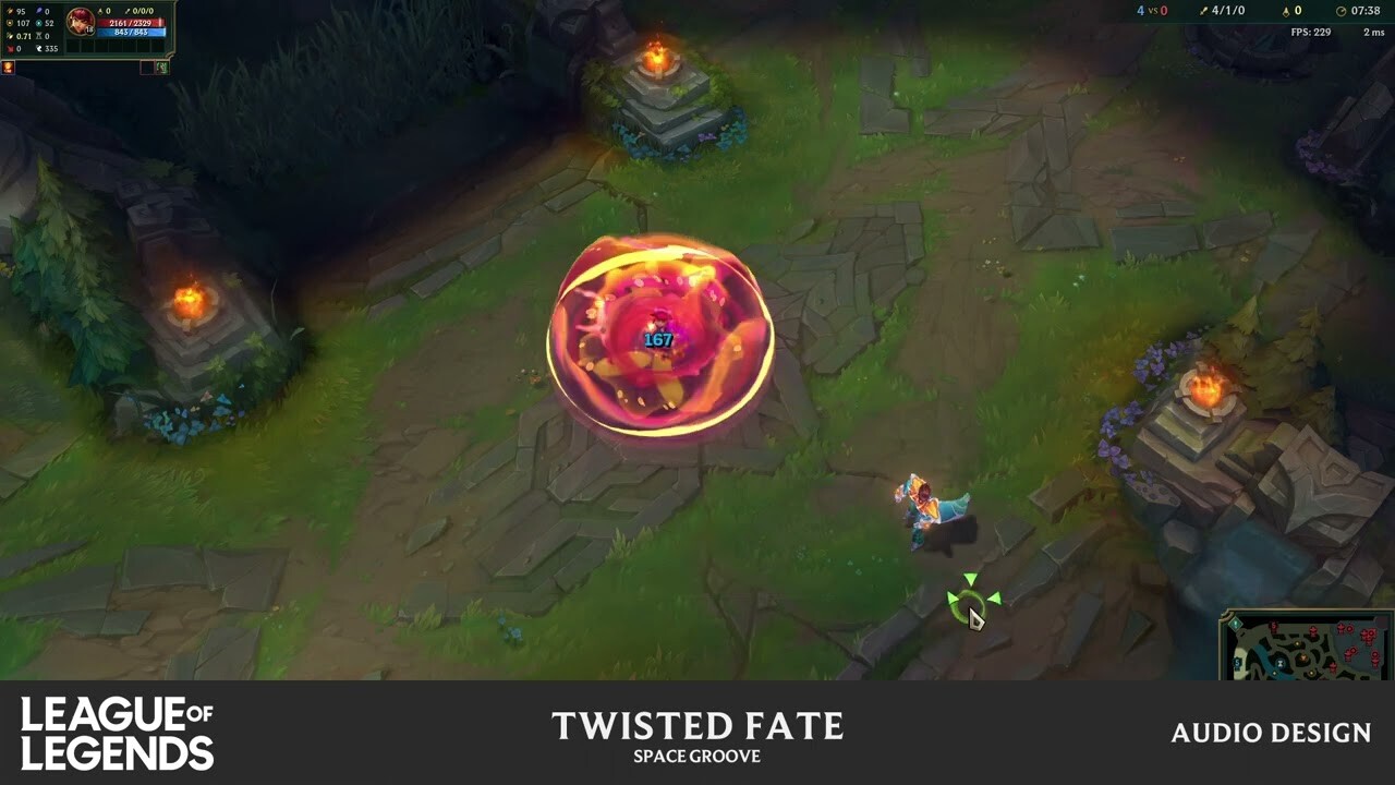 ArtStation - Space Groove Twisted Fate SFX