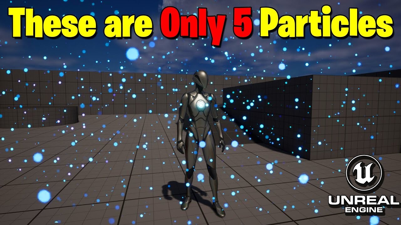 ArtStation - Less Particle More Visible in UE5.3 Niagara Tutorial | Download Files