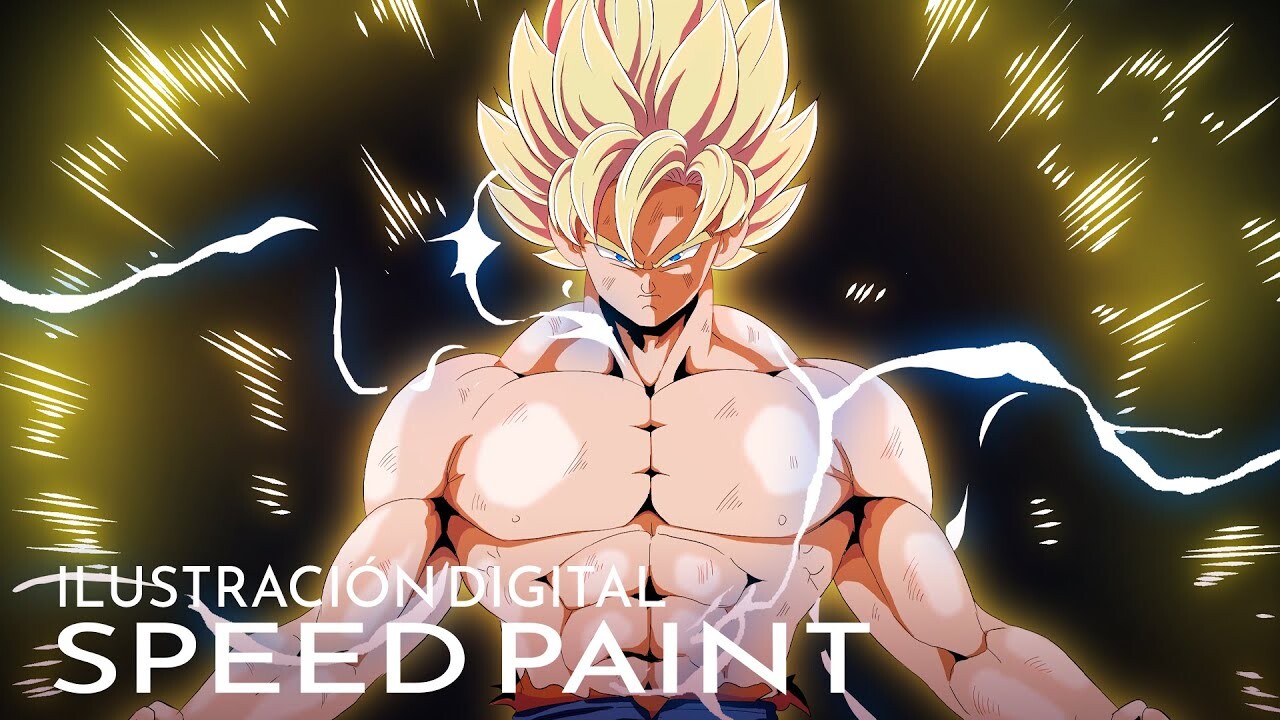 ArtStation - Goku (Super Saiyan)- Dragon Ball Z