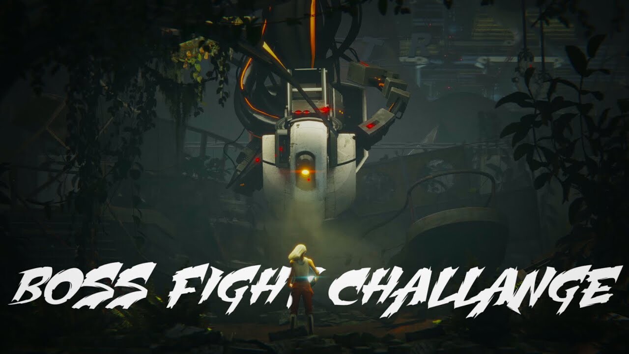 ArtStation - Portal Themed Boss Fight Submission