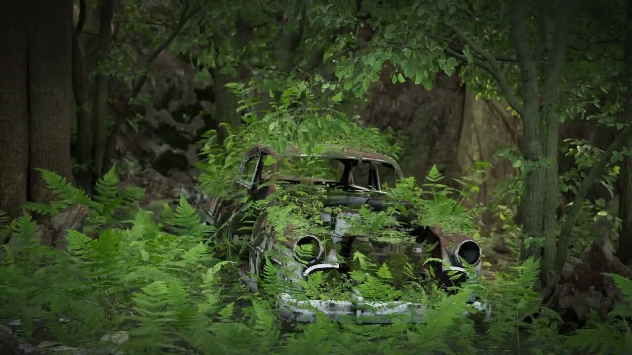 ArtStation - "Rusty Car In The Forest" | Unreal Engine 5