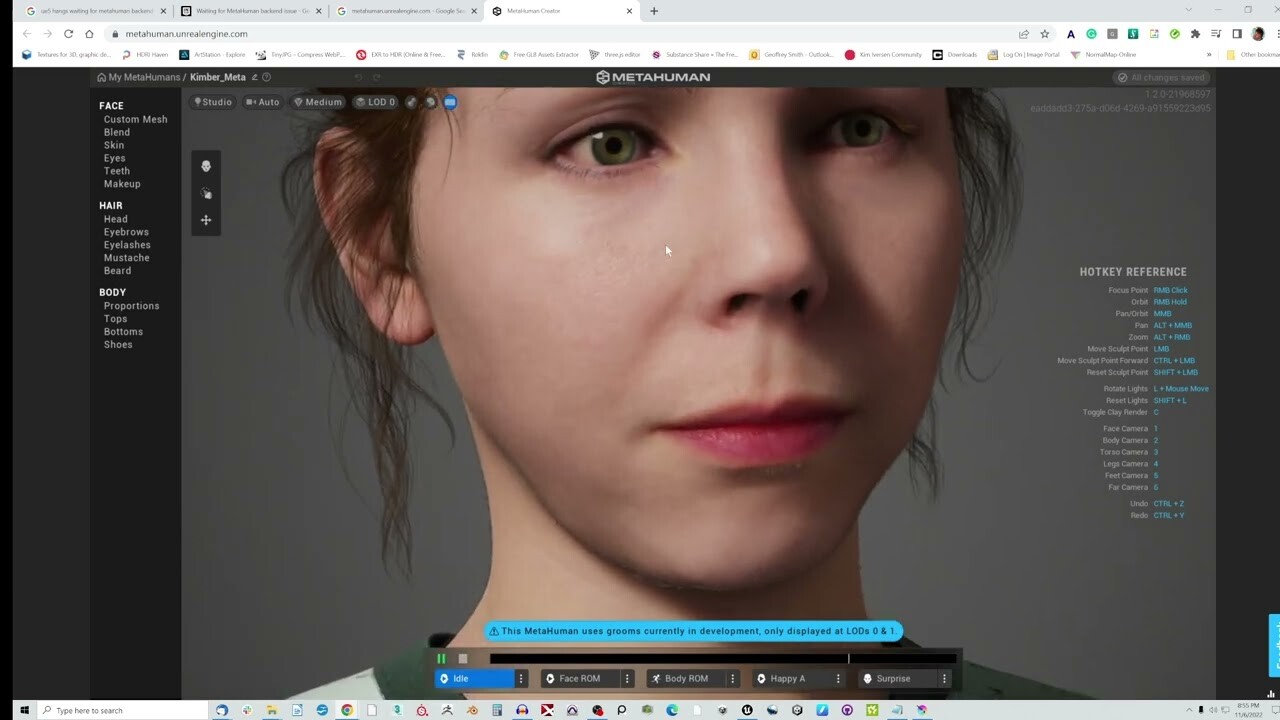 ArtStation - Recreation of my wife Kimberly in Unreal