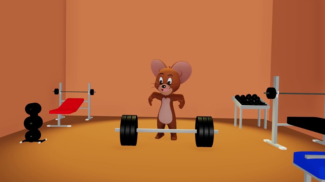 ArtStation - Weightlifter Jerry!!