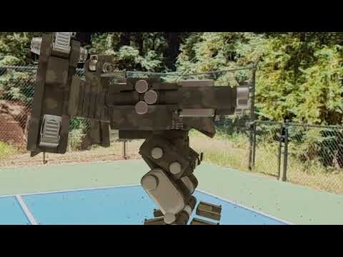 ArtStation - Dropship Mech