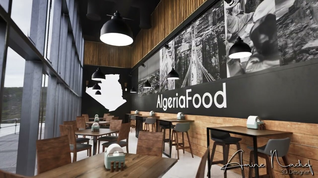 ArtStation - Algerian Food Small restaurant