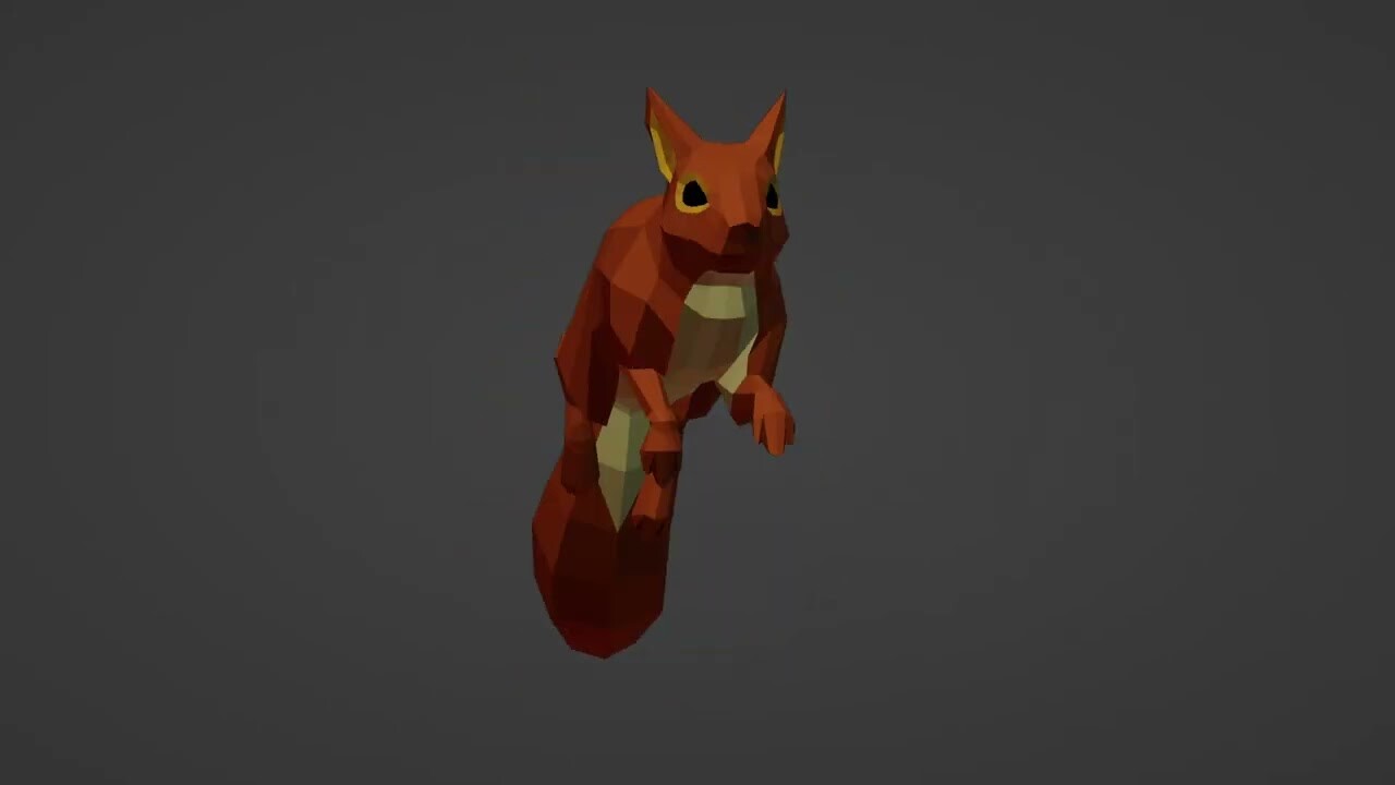 ArtStation - Squirrel Run Cycle
