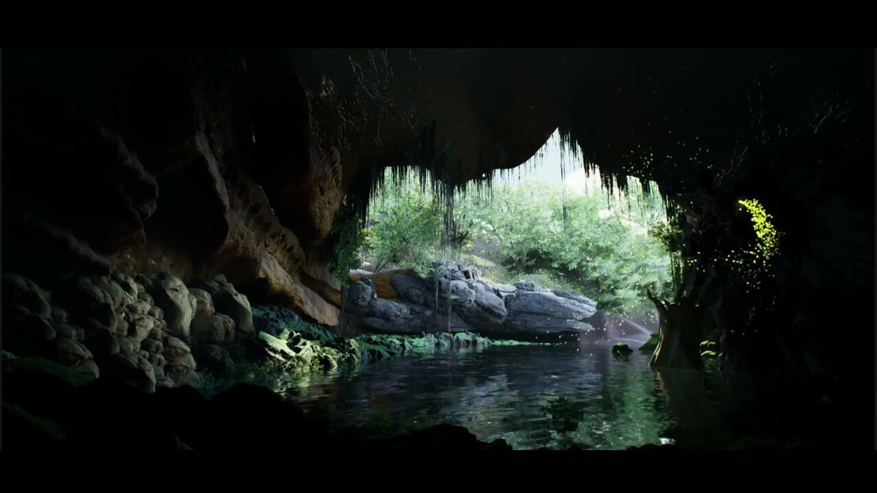 ArtStation - Secret Cave.