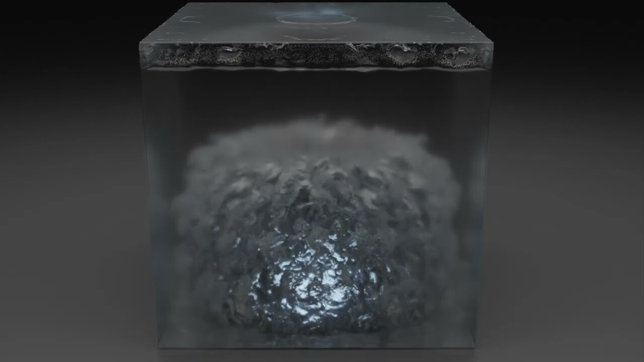 ArtStation - Underwater explosion with flip fluid Blender