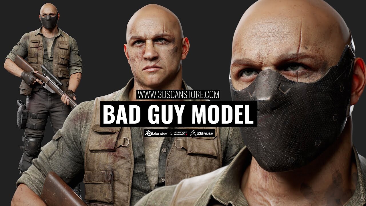 ArtStation - Bad Guy Realtime Character