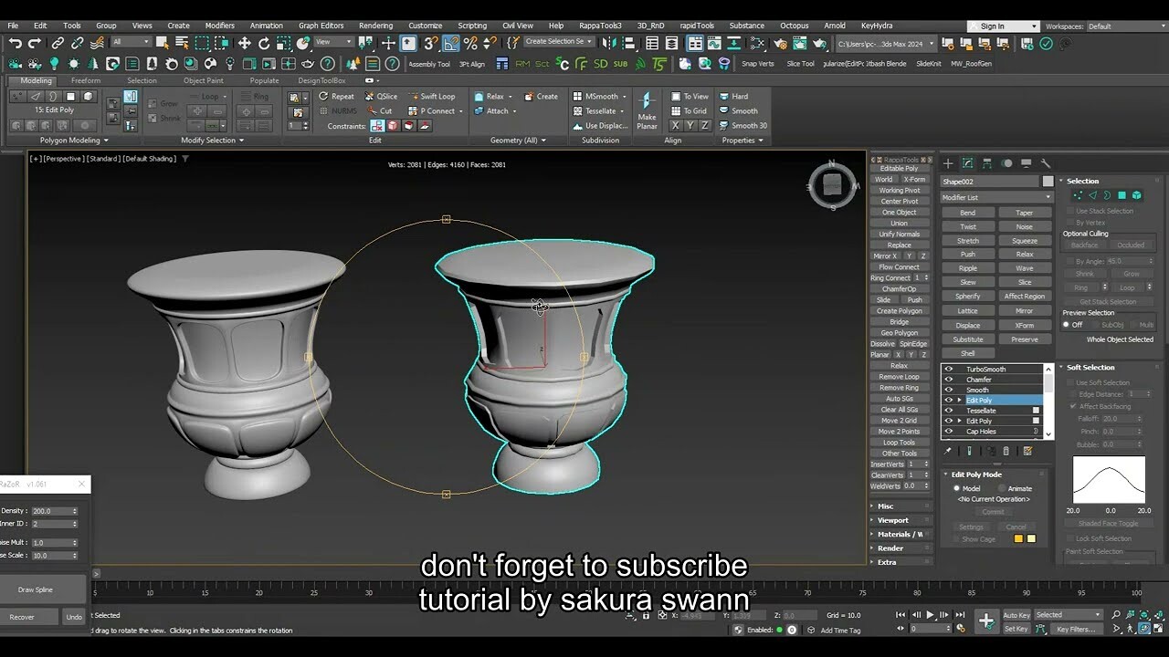 ArtStation - 3ds max tuto- 3D vase modeling