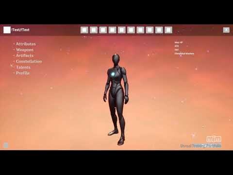 ArtStation - Genshin Impact Menu UI VFX