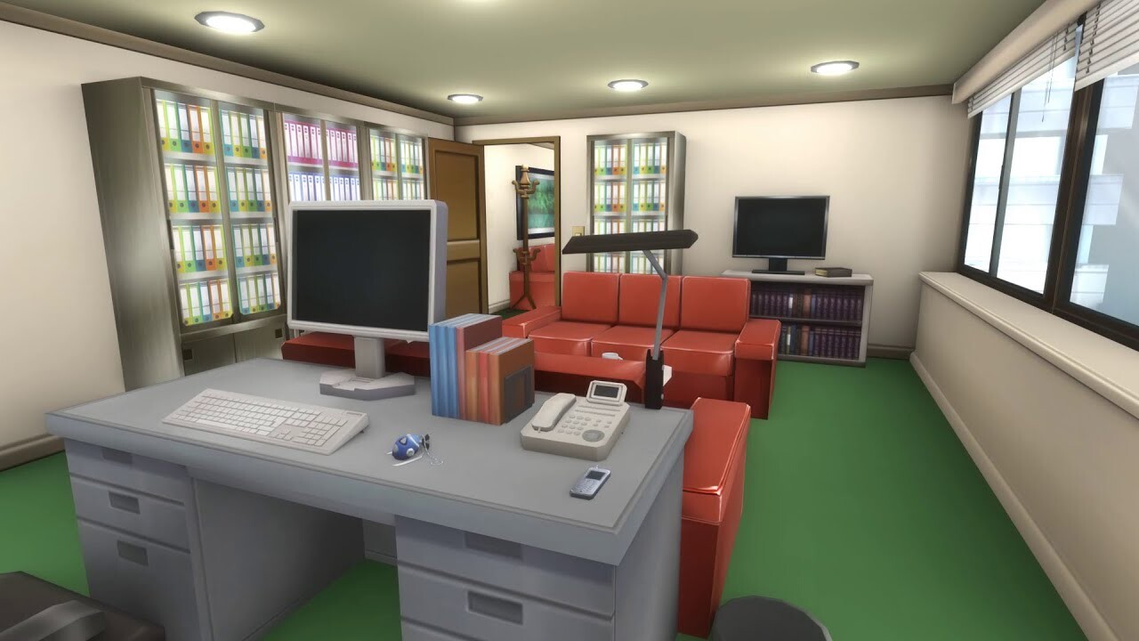 ArtStation - Ace Attorney Wright and Co Law Offices 3D Model