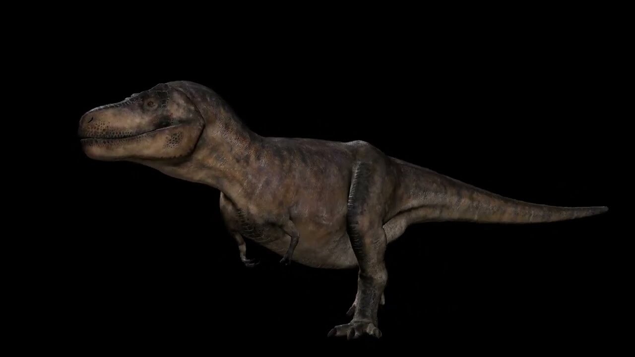 ArtStation - T-Rex Walk Cycle - 3D Animation