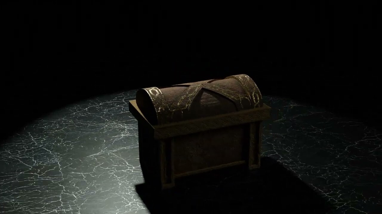 ArtStation - 3D model Treasure Chest