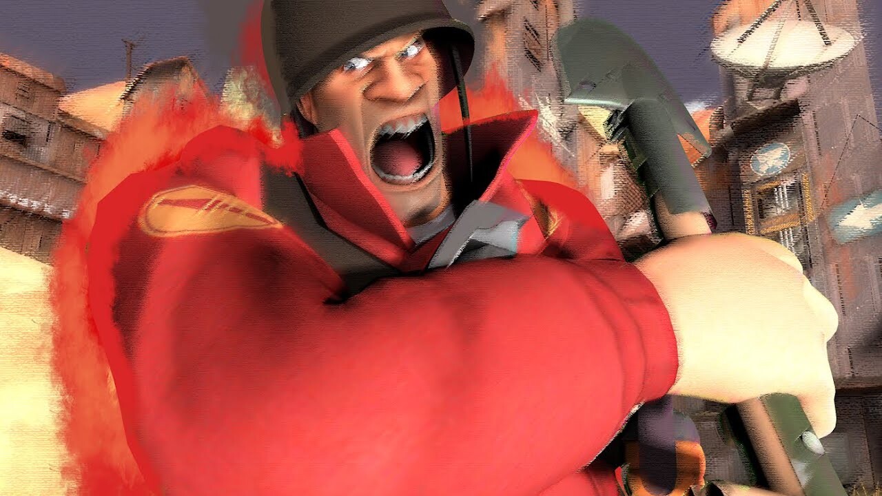 ArtStation - TF2 meets Street Fighter: Soldier victory animation [SFM]