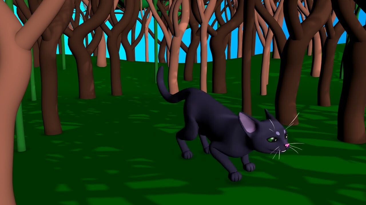 ArtStation - Cat Pounce | 3D Animation