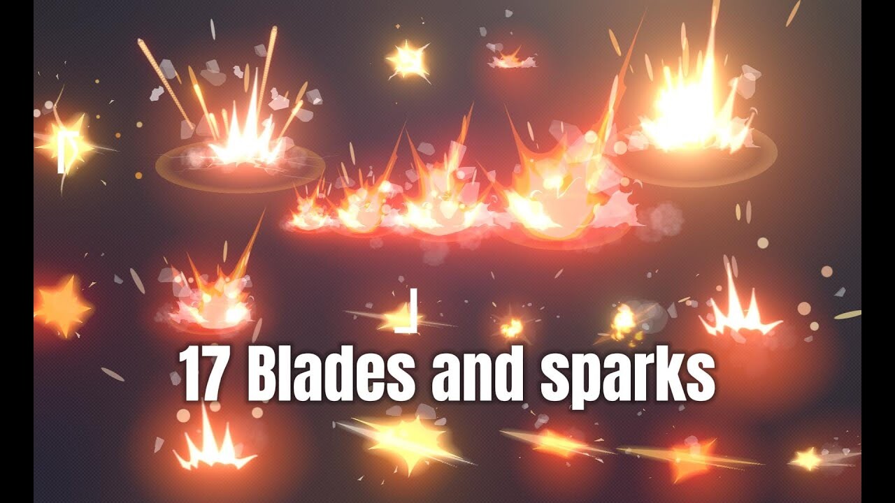 ArtStation - Unity VFX - Blades and sparks-Free Download