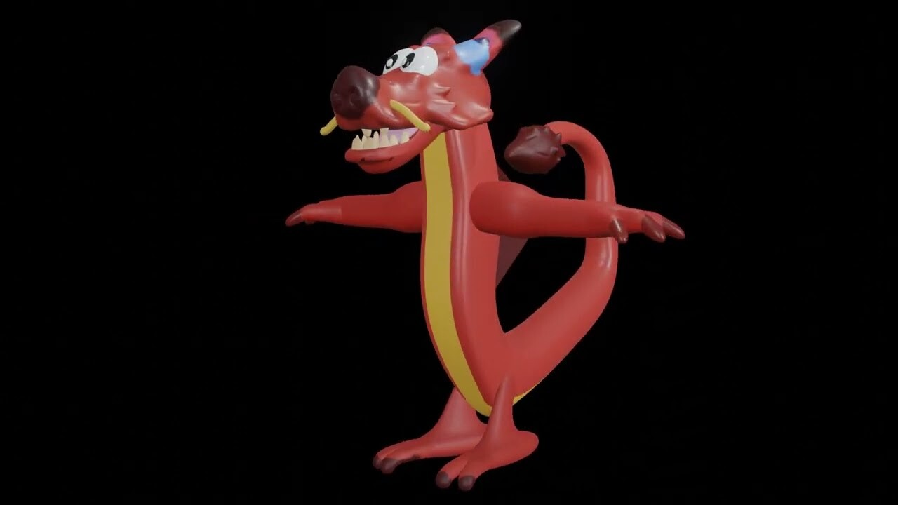 ArtStation - Mushu 3D model