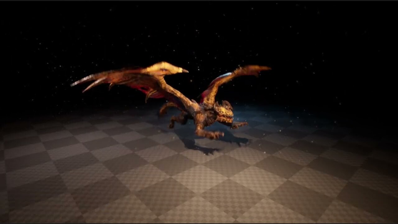 ArtStation - Dragon Animation ( W.I.P )