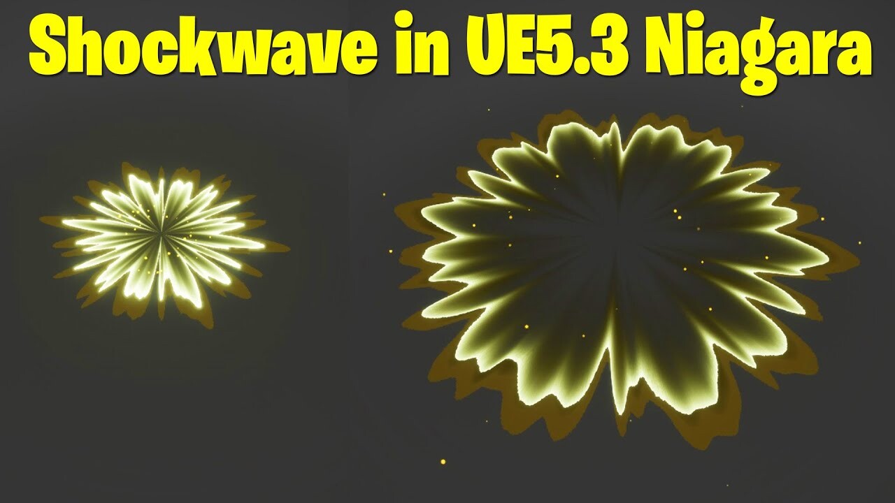 ArtStation - Shockwave in UE5.3 Niagara Tutorial | Download Files