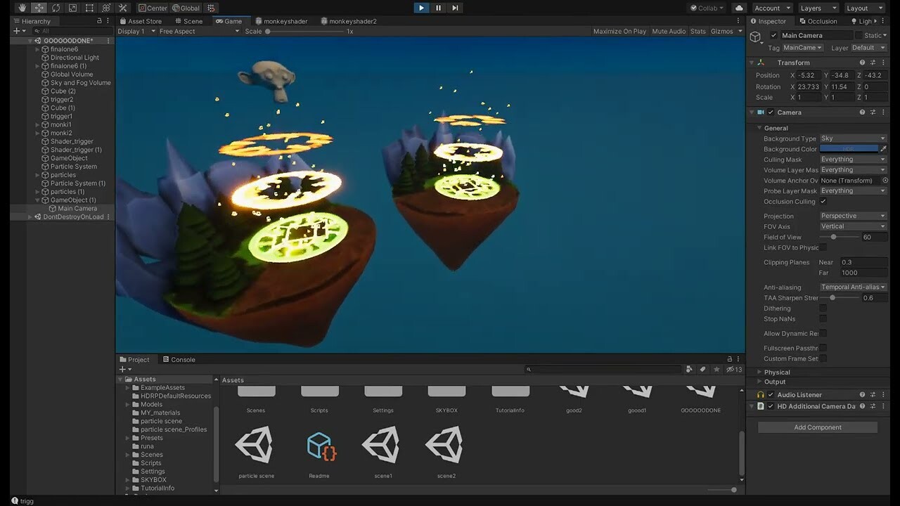 ArtStation - Unity3D VFX - Teleporting Suzanne
