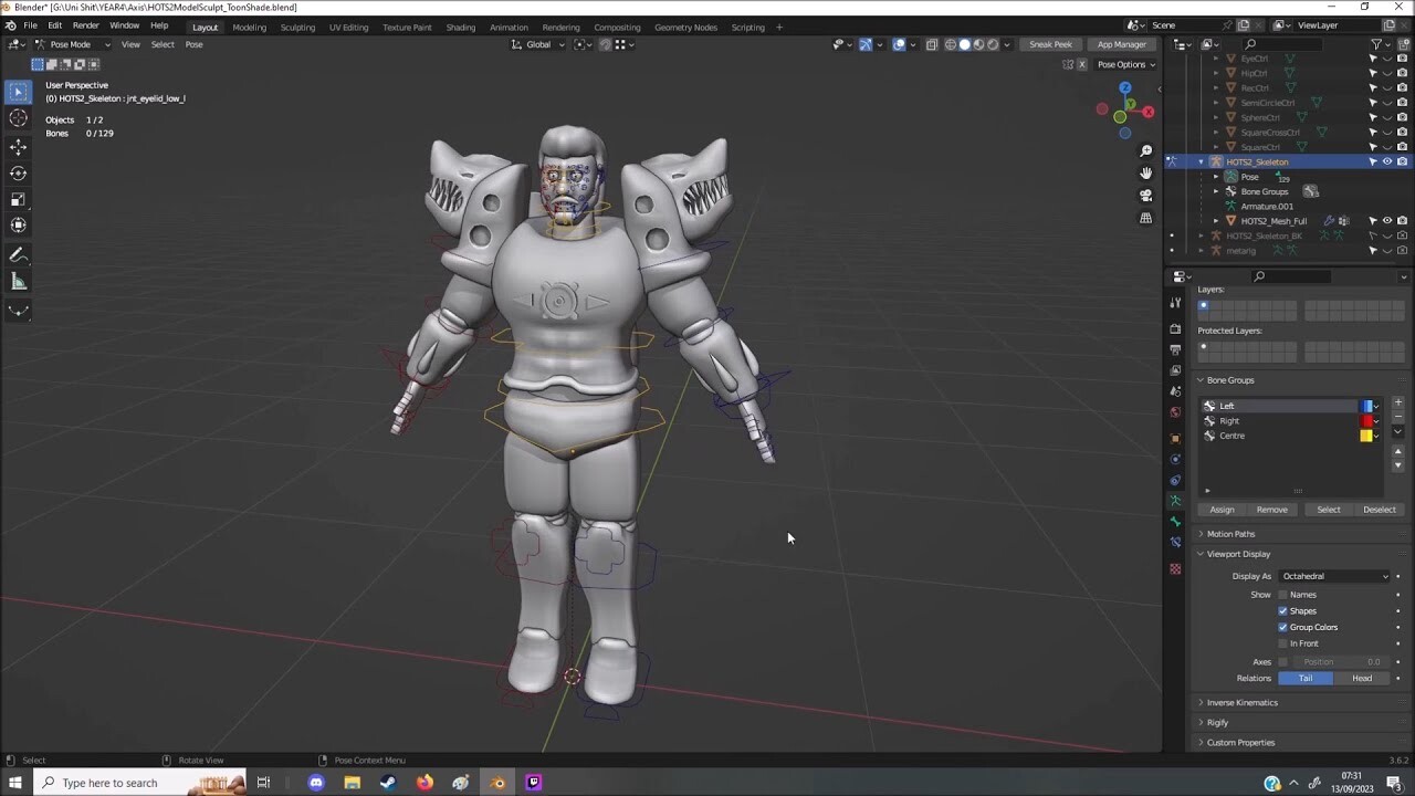 ArtStation - Character Rigging Brief - Axis Studios Mentorship