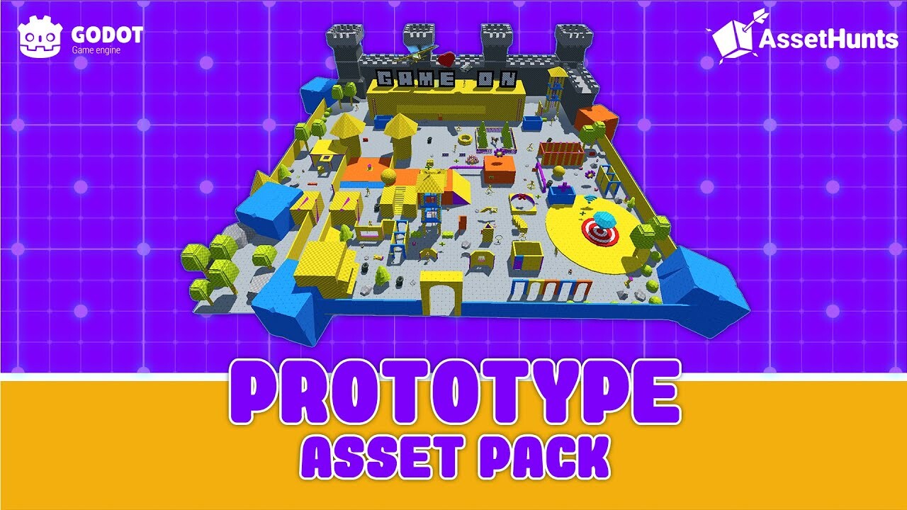 ArtStation - Ultimate Prototype Asset Pack for Godot [Free Assets]