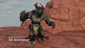 ArtStation - Creature Fight Practice