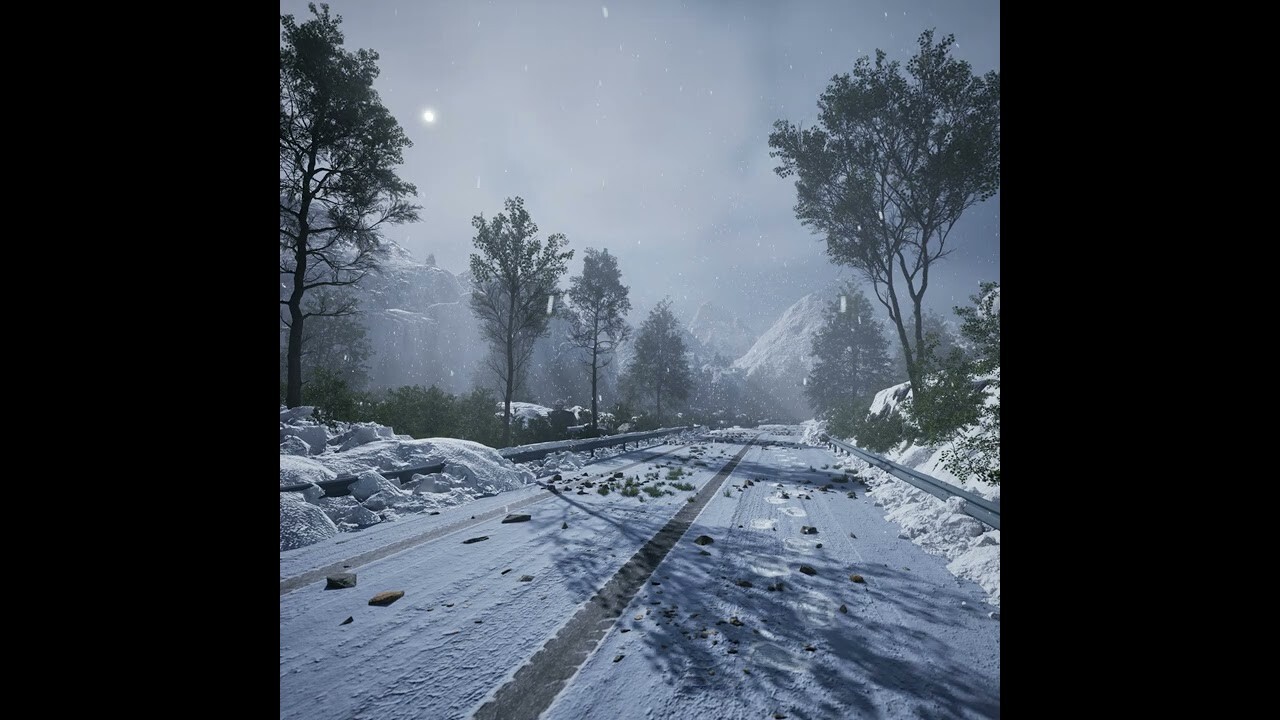 ArtStation - Stranded in snow