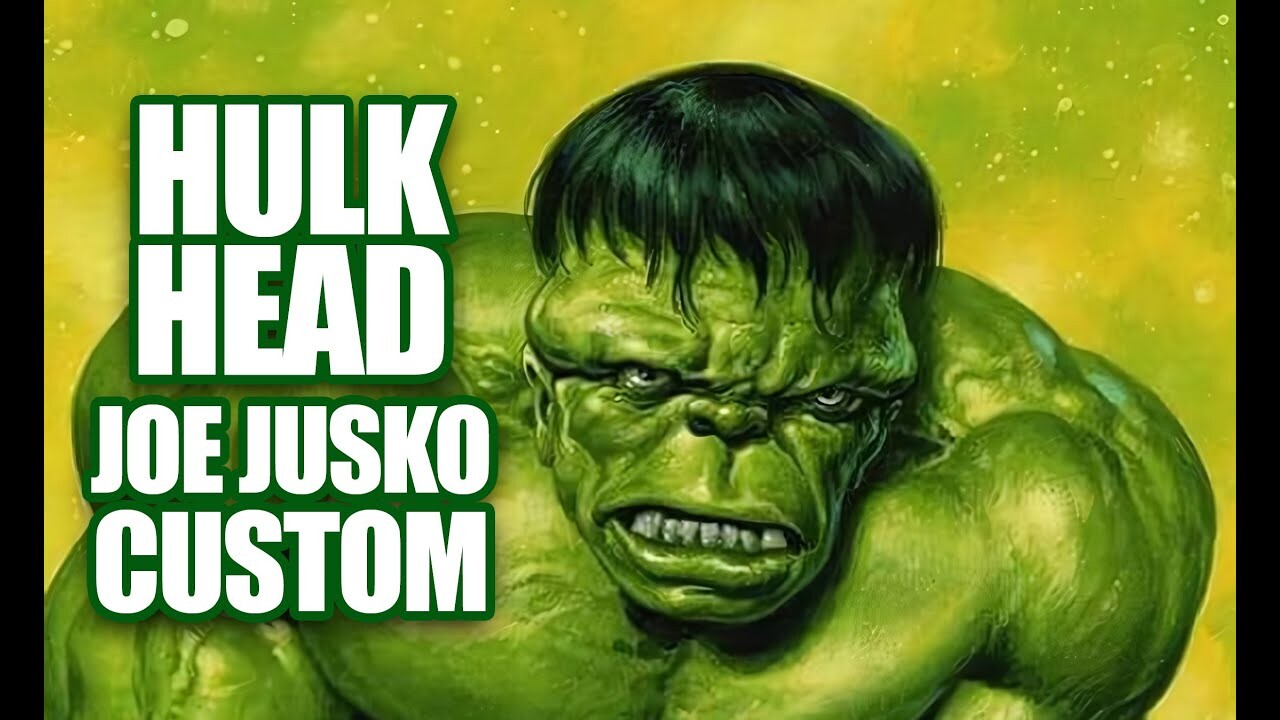 ArtStation - HULK HEAD JOE JUSKO CUSTOM TOY