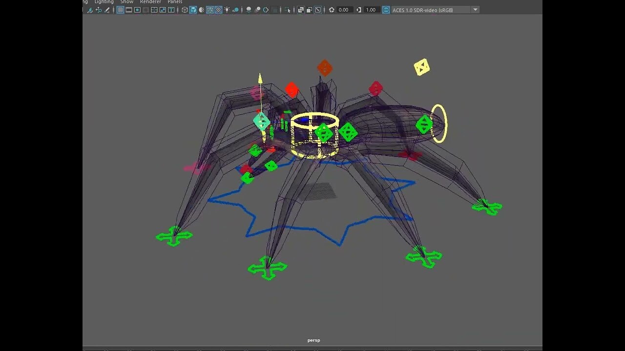 ArtStation - Spider Low Poly Rig Skin Animation Unreal Engine 5
