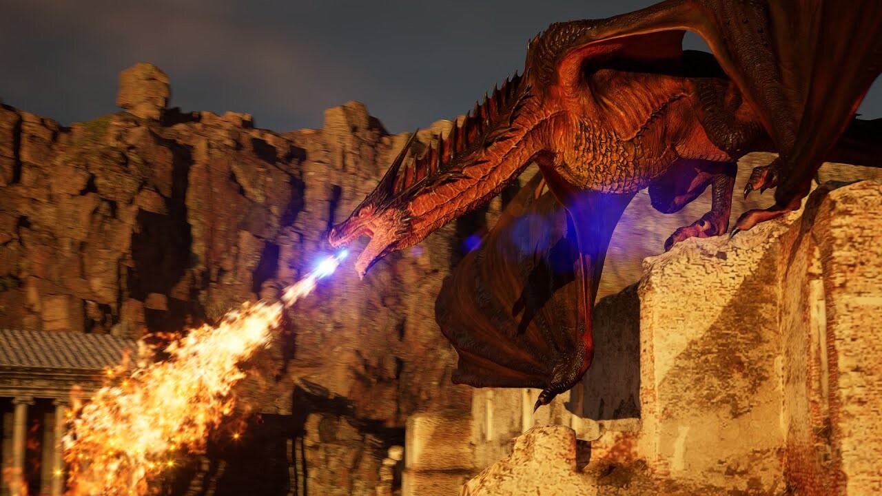 ArtStation - Dragon Fire Breath