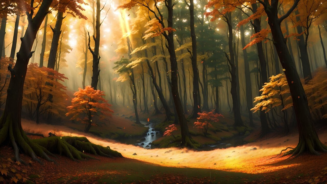 ArtStation - Autumn Beech Forest