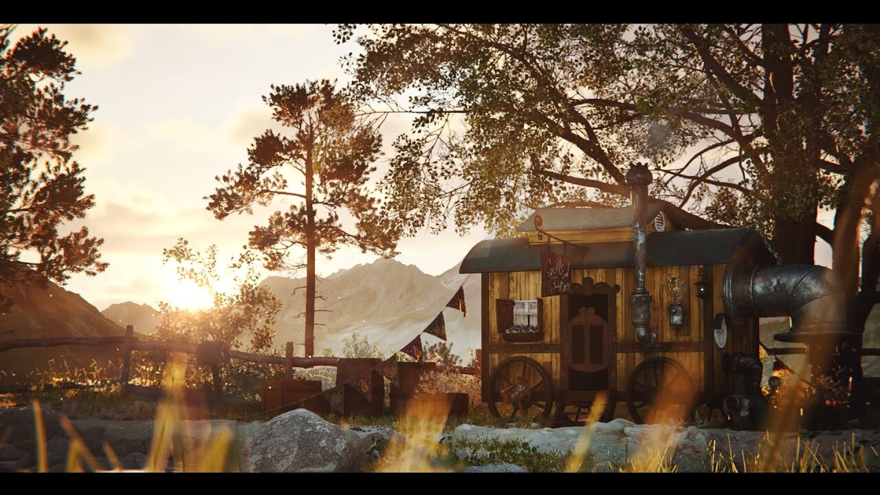 ArtStation - Dizzywood - Magical Carriage- UE5