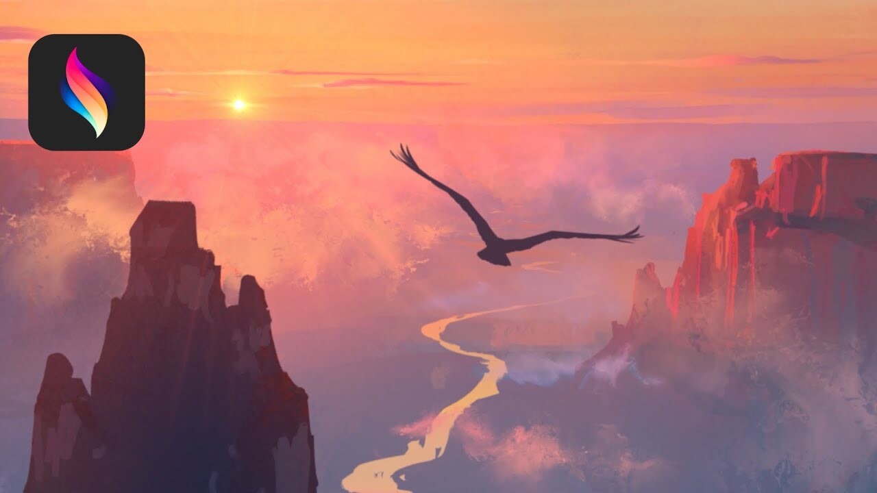 ArtStation - Procreate Dreams animation - Eagle