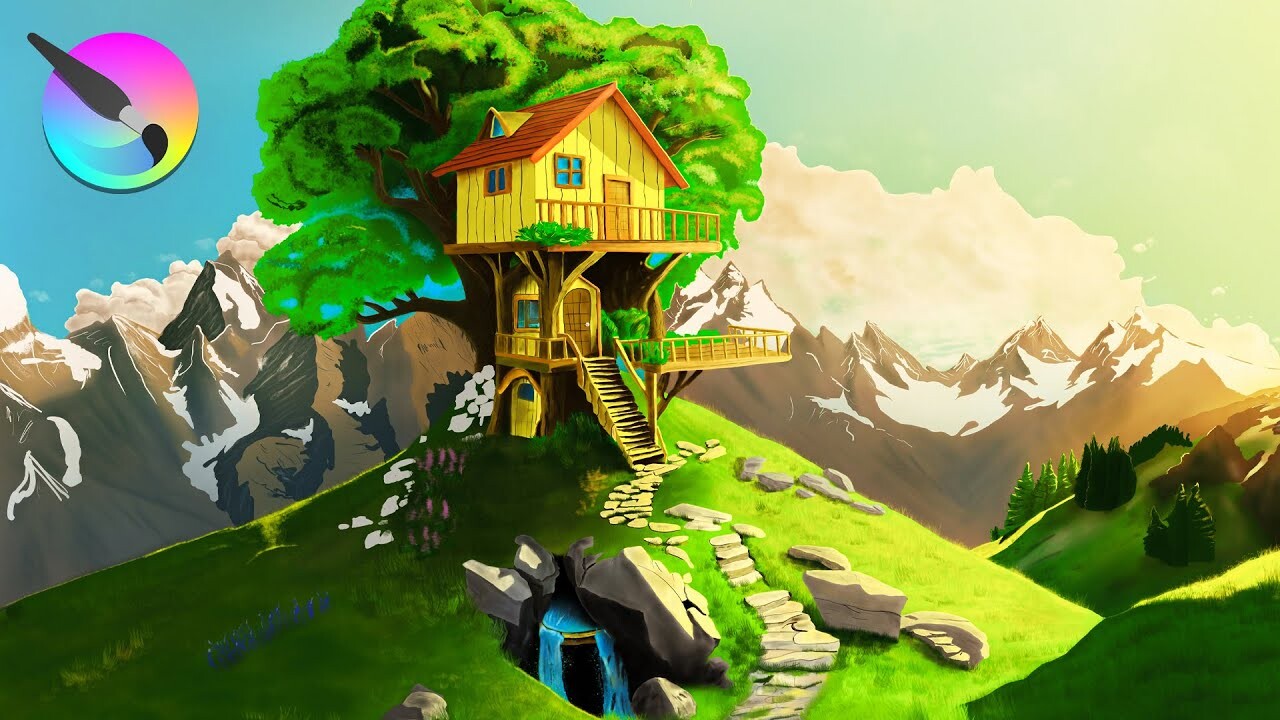 ArtStation - Tree House Concept Art