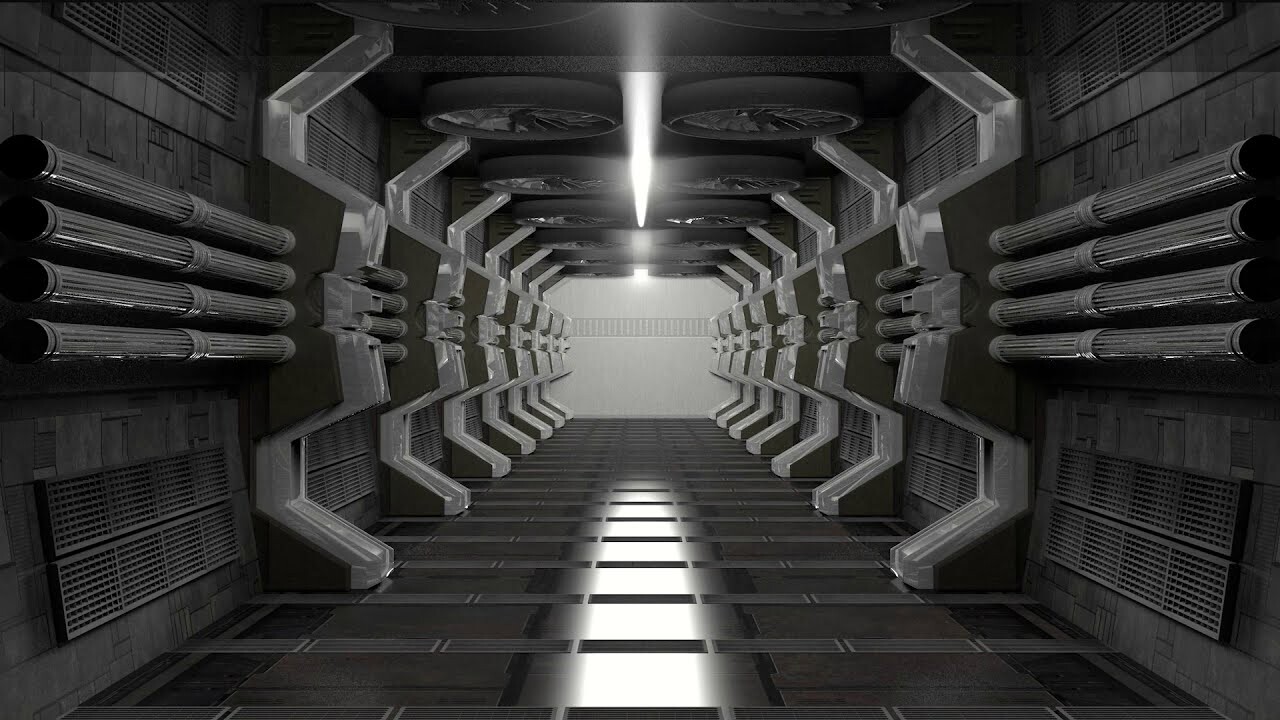 ArtStation - Sci-Fi Hallway