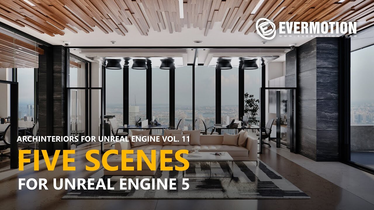 ArtStation - Unreal Engine Office Spaces Collection - Archinteriors for ...
