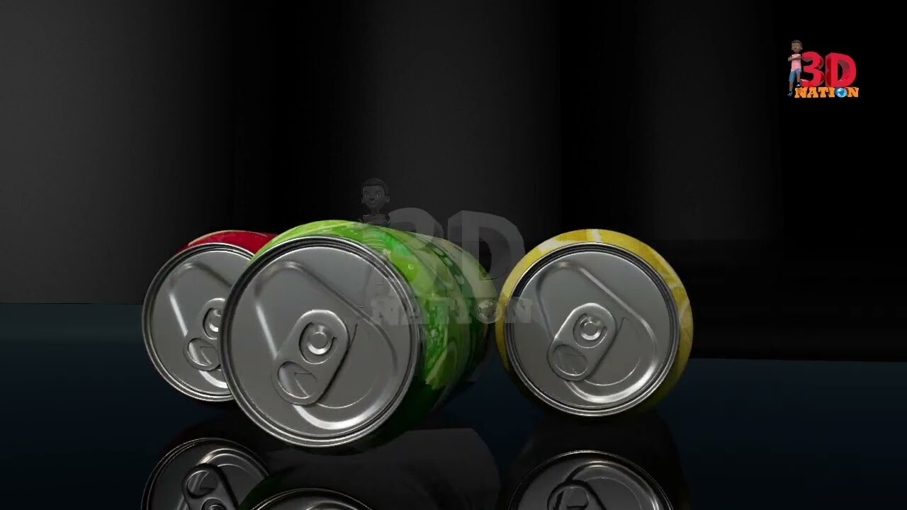 ArtStation - 3D animation can DRINK