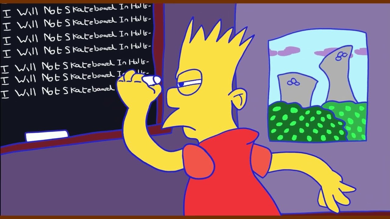 ArtStation - Bart Simpson Lofi Animation