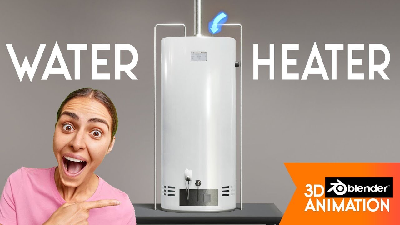 ArtStation - Demo 3D Animation: Water Heater