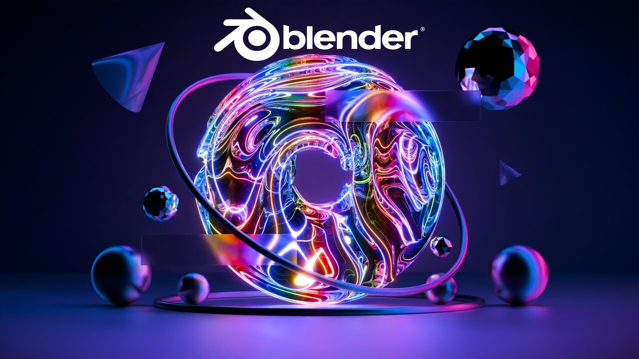 ArtStation - Glass Abstract Design In Blender