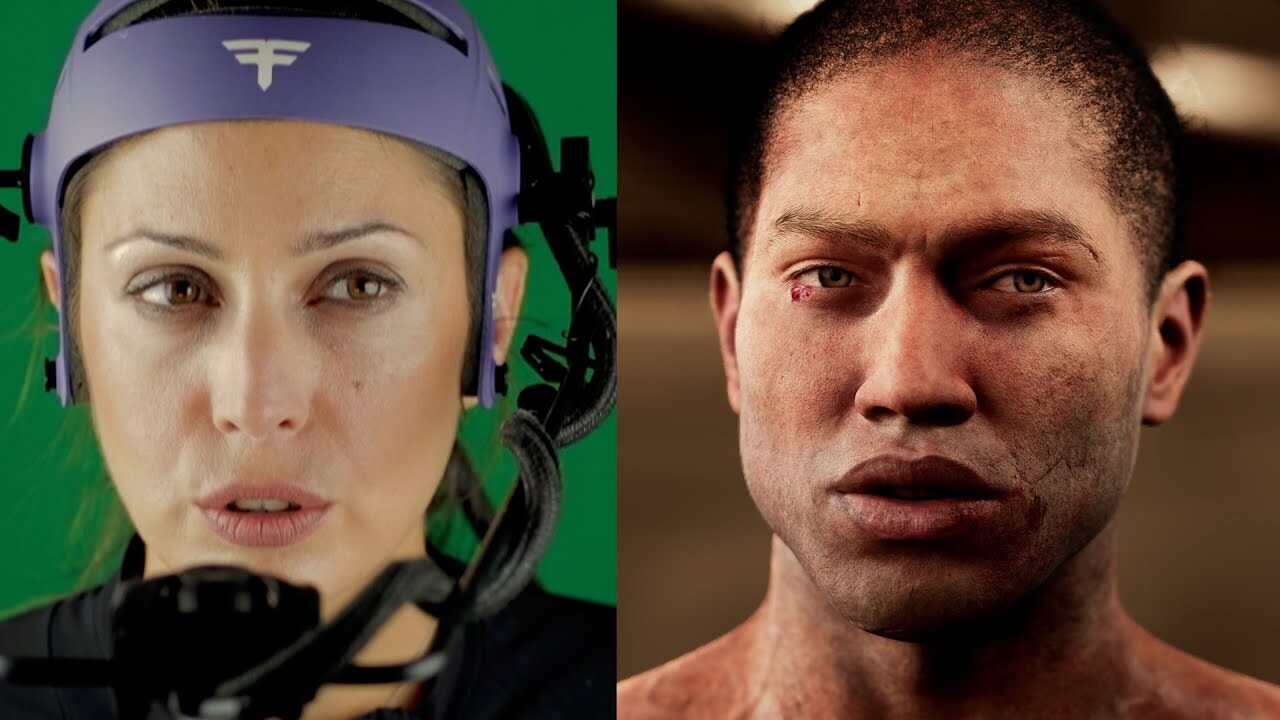 ArtStation - Vitruvian MetaHuman Cinematic: Enzo / Facial Performance ...