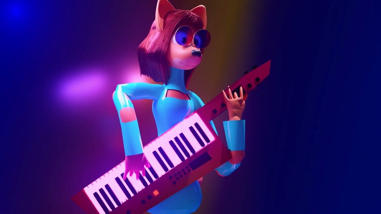 ArtStation - Keytar fox animation