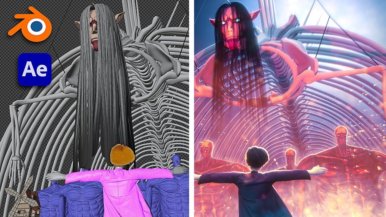 ArtStation - My recent AoT CG project