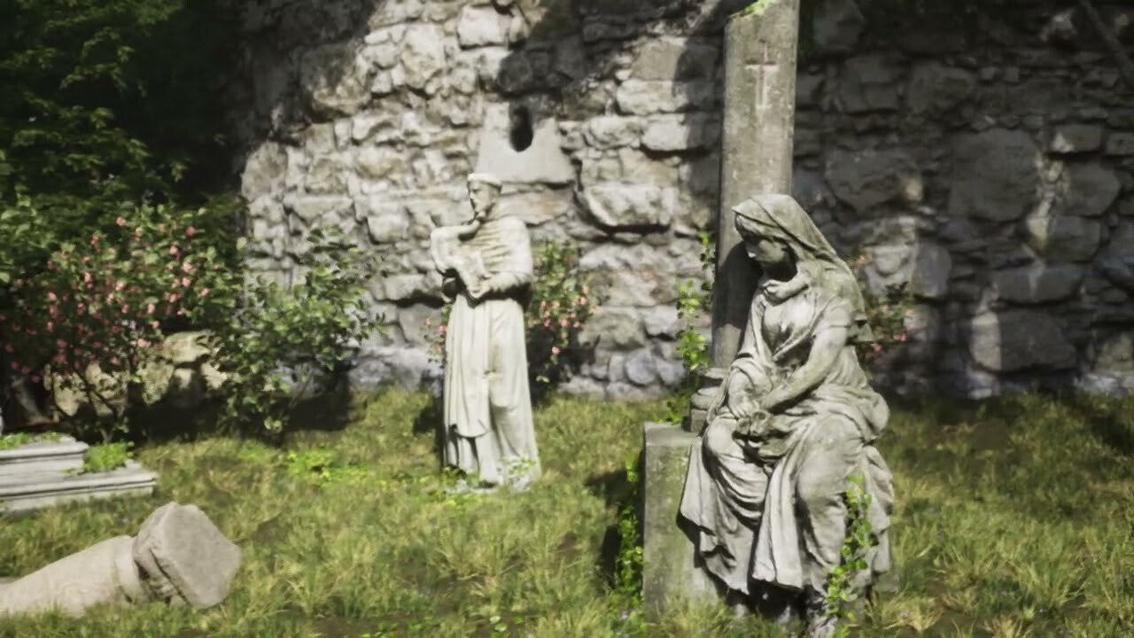 ArtStation - Lviv's Cemetery, 3D modeling + Photogrammetry - UE5