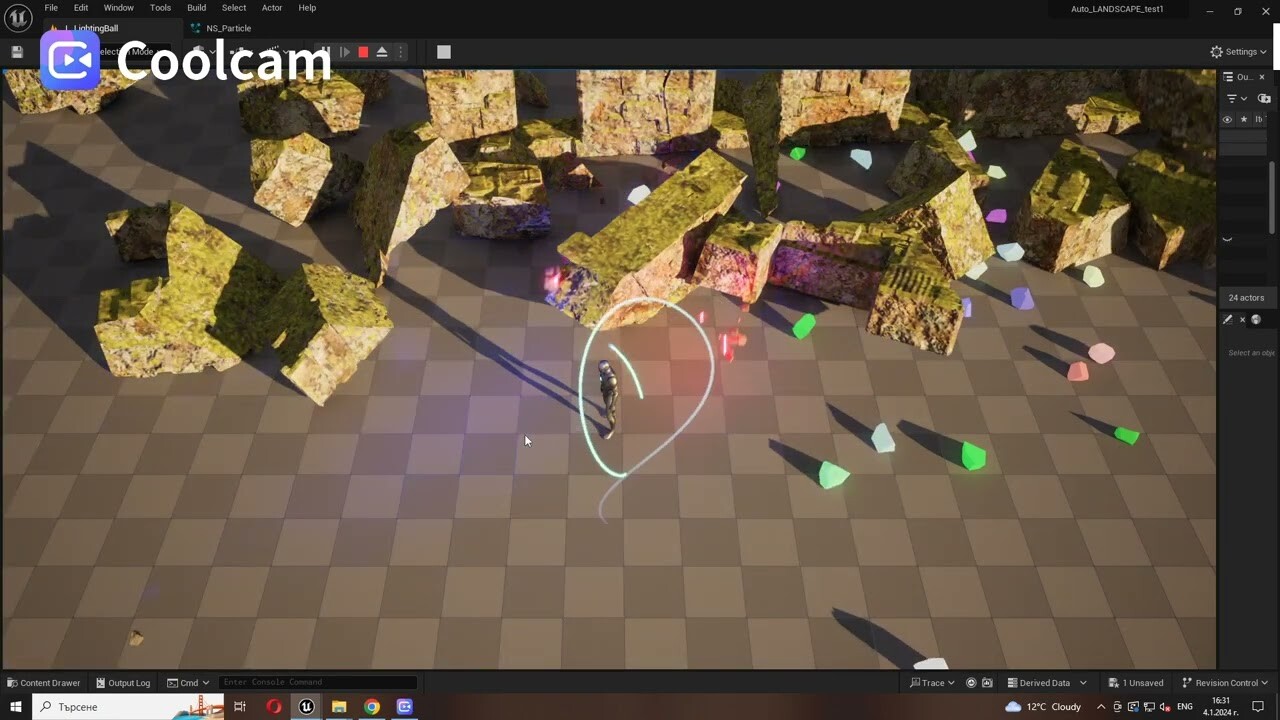 ArtStation - Laser bullets trail in Niagara