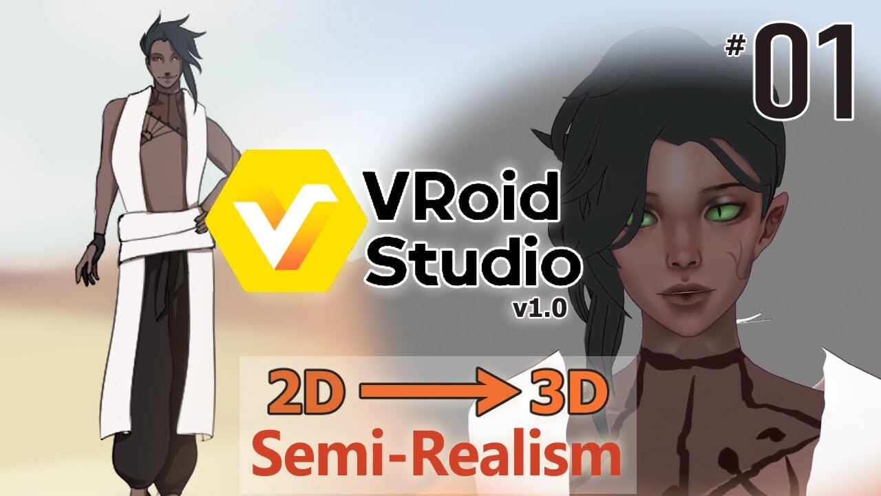 ArtStation - Jathat - Vroid Studio Timelapse
