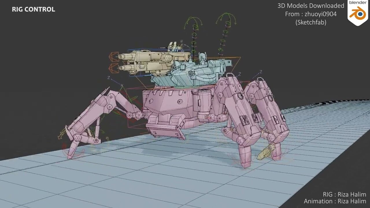 ArtStation - Machinery RIG Demo Reel